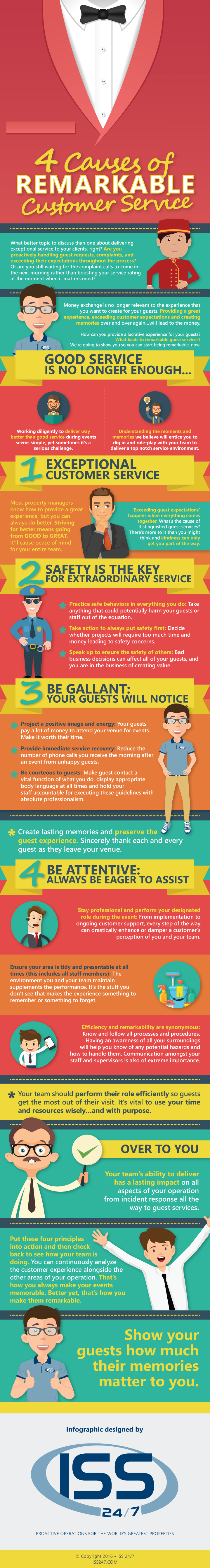 4 Causes of Remarkable Customer Service [Infographic]